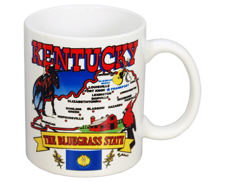 KENTUCKY MUG STATE MAP - Jenkins Enterprises
